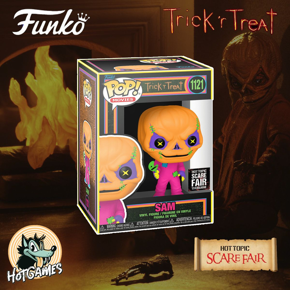 Фигурка Funko POP! Trick 'R Treat Sam 2023 HT Scare Fair Exclusive ...