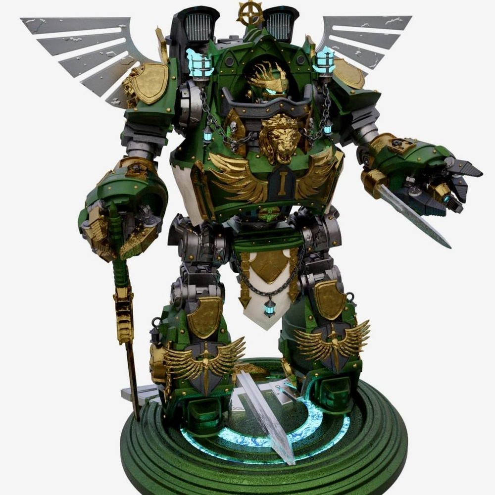 . THE LION'S DREADNOUGHT - RELIC PRIMTEMPTOR DREADNOUGHT. Warhammer 40 ...