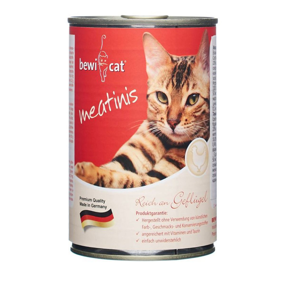 Bewi Cat Meatinis Poultry Влажный корм из мяса домашней птицы для ...