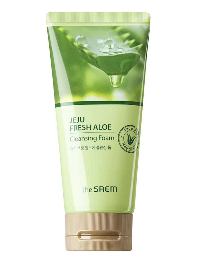 Пенка для умывания с экстрактом алоэ вера Jeju Fresh Aloe Cleansing ...