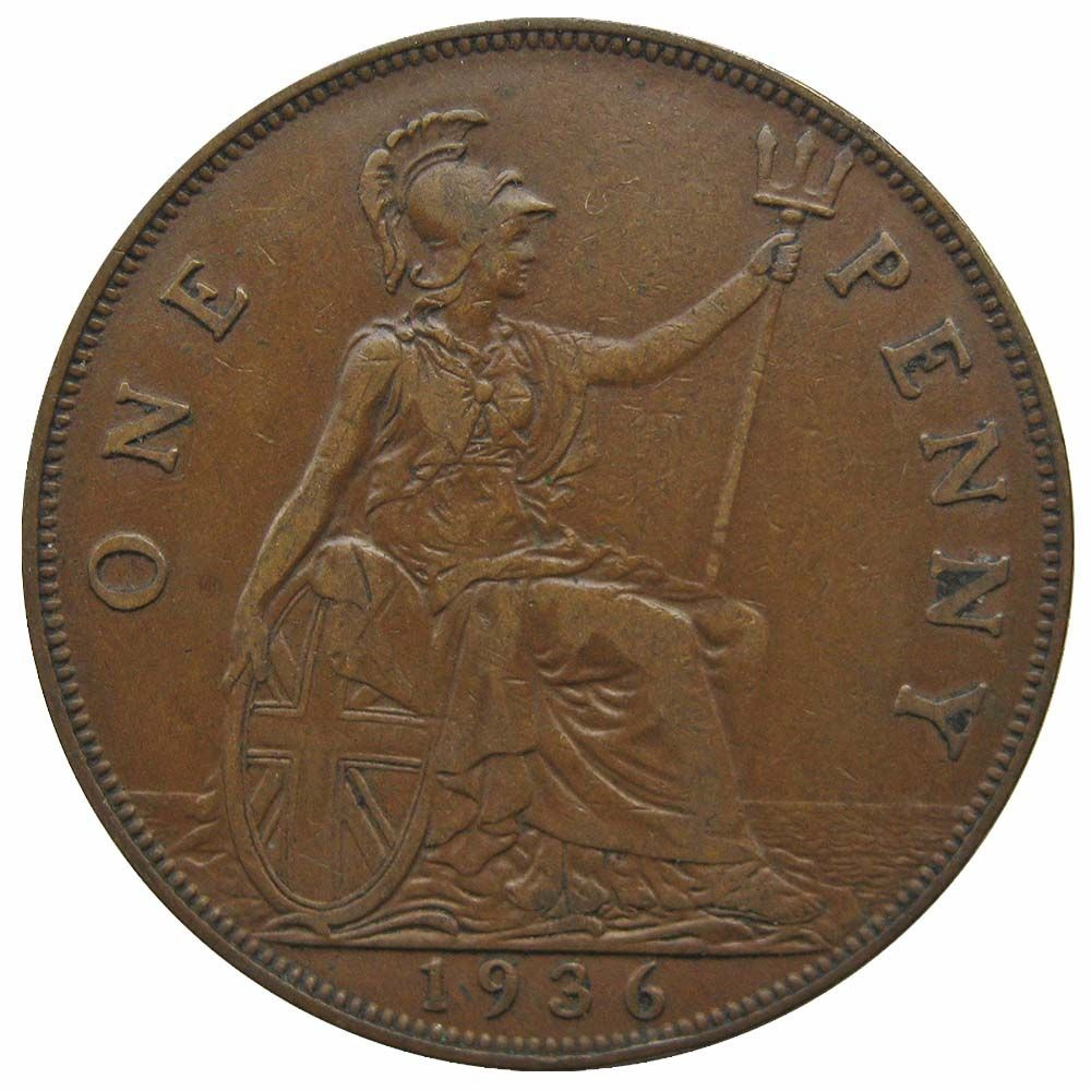 Старинная монета Великобритании 1 пенни 1936 г. - купить в интернет-магазине OZON с быстрой ...