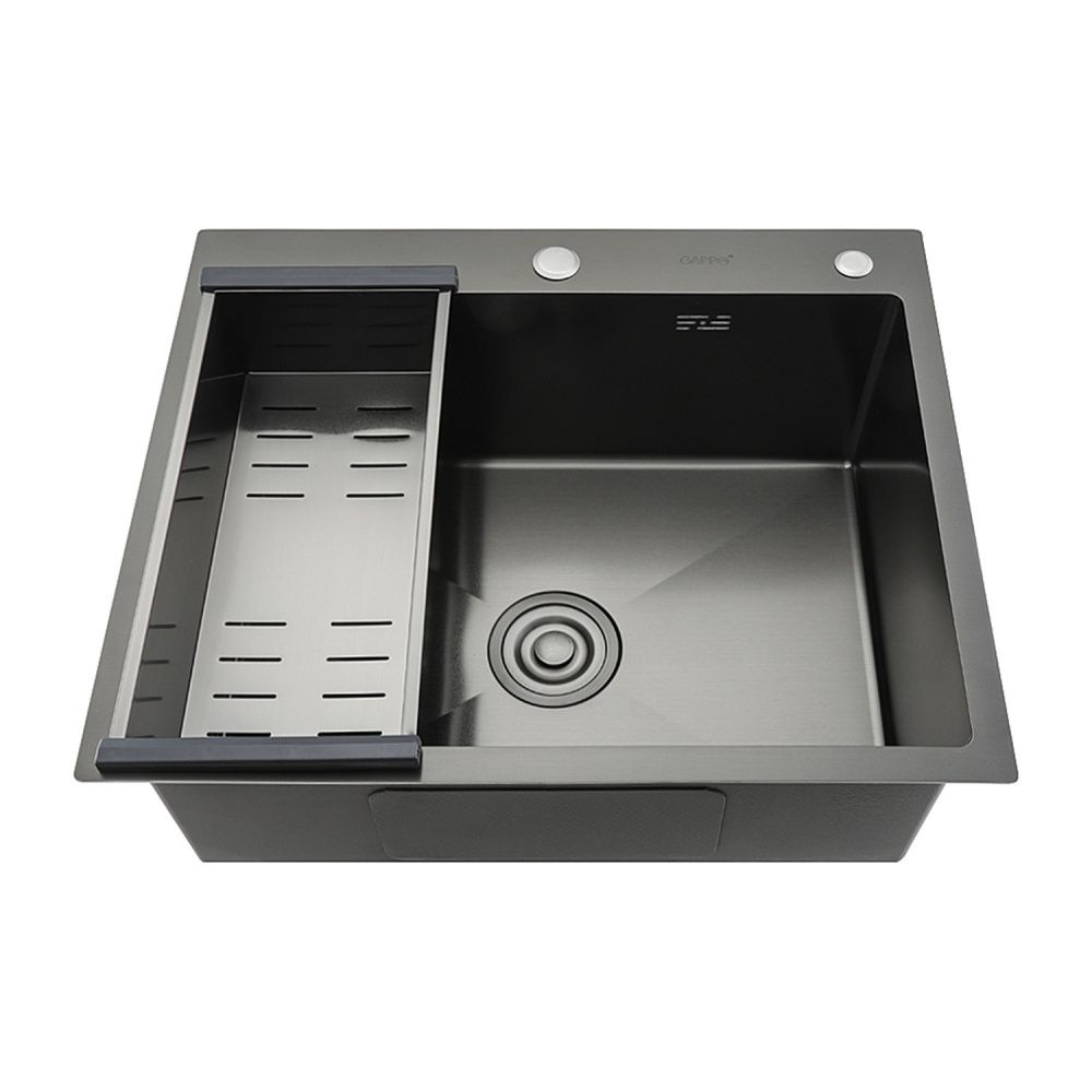 Мойка для кухни с коландером из нержавеющей стали Gappo GS6050-6 ...
