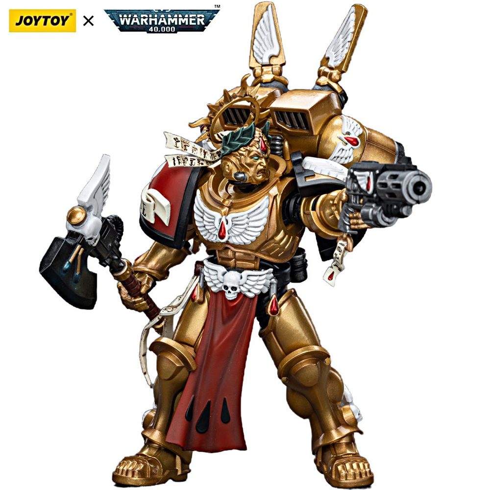 Подвижная фигурка JOYTOY Warhammer 40000 1:18 Blood Angels Commander ...