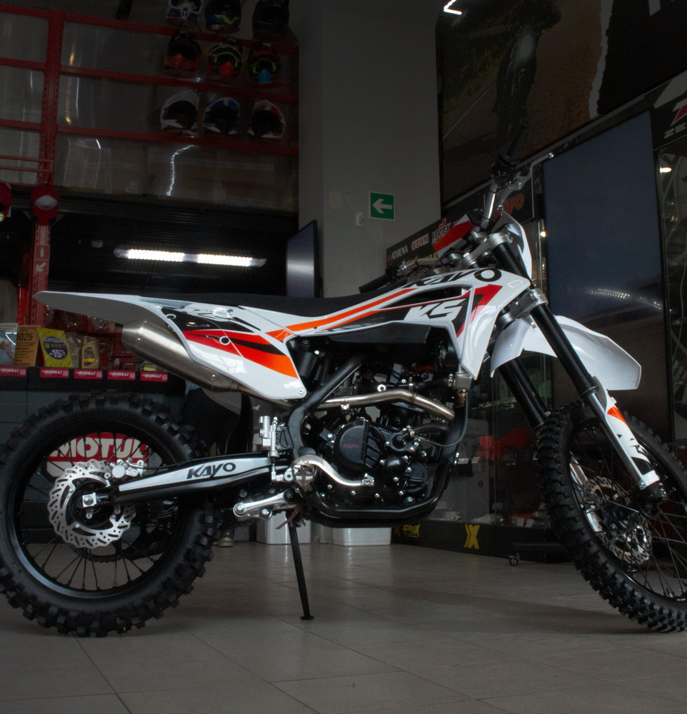Мотоцикл кроссовый KAYO K5 300 ENDURO 21/18 (2024 г.) в заводской упаковке купить на OZON по ...