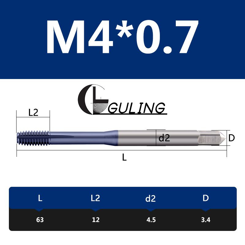 Стандарт GULING HSSE DIN Механический Раскатник метчик M2 M3 M4 M5 M6 M8 M10 M12 - купить с ...