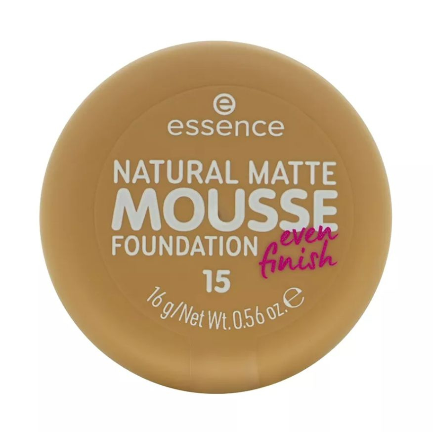 Мусс тональный для лица ESSENCE NATURAL MATTE MOUSSE FOUNDATION Тон 15 ...