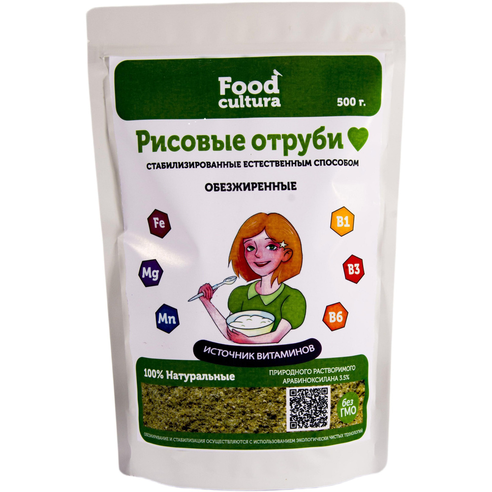 Рисовые отруби без ГМО, искусственных красителей и консервантов ...