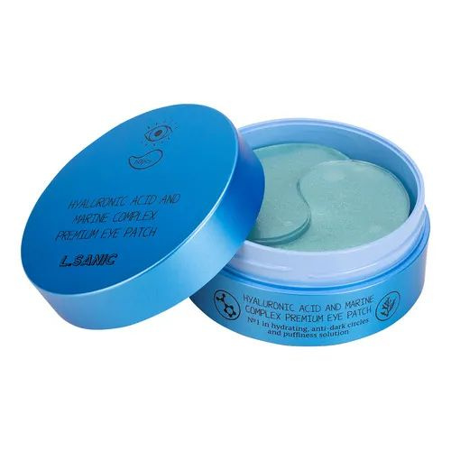 Hyaluronic acid and marine complex premium eye patch Гидрогелевые патчи ...