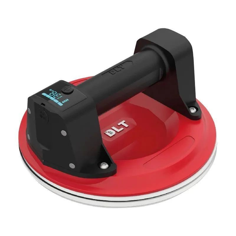 Присоска электрическая DLT VST-80 для гладкой и рельефной плитки с АВТО подкачкой, 8 дюймов, арт ...