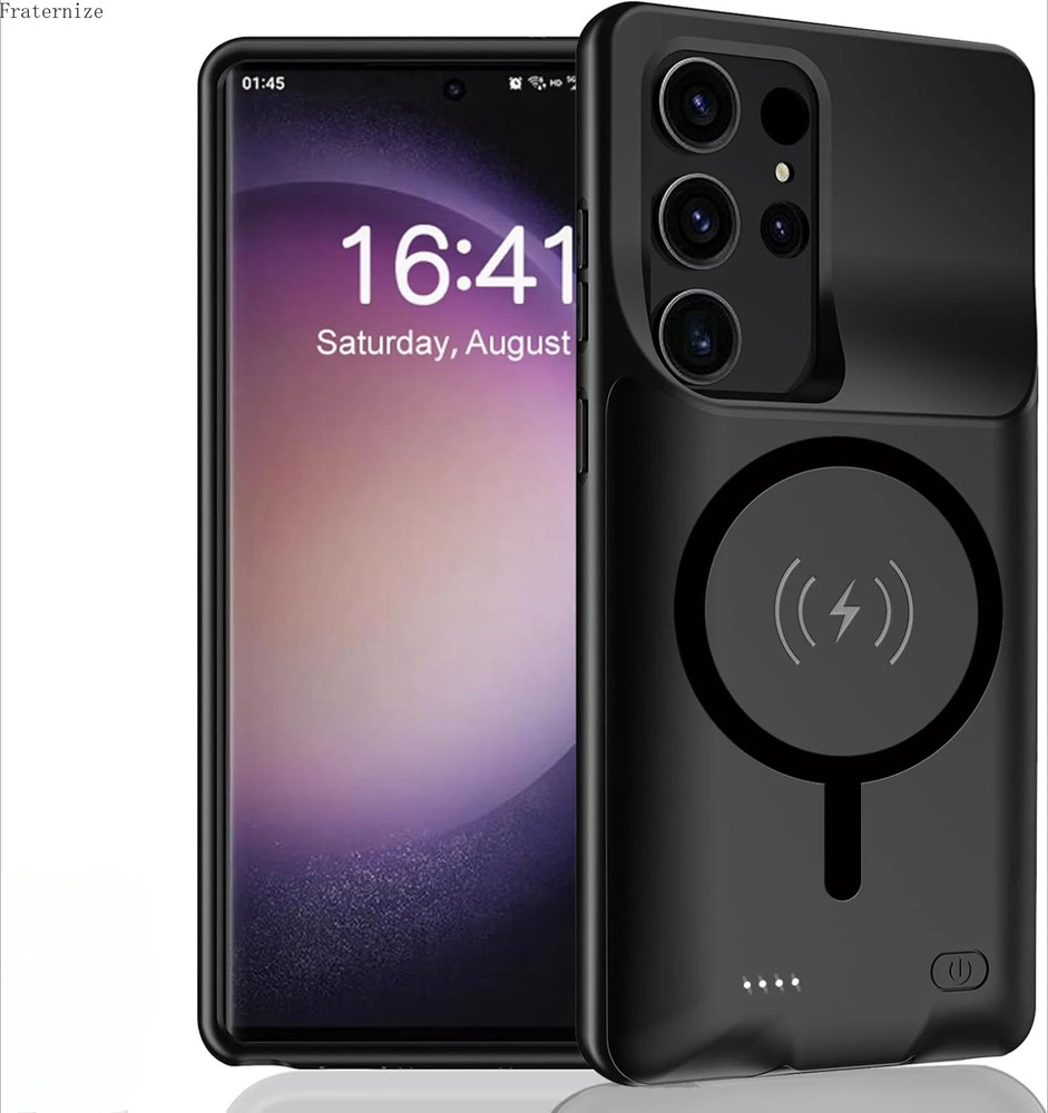 Магнитная беспроводная Чехол аккумулятор для Samsung Galaxy S22 Ultra ...