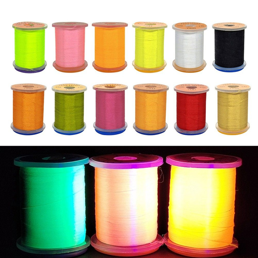 OZ-BDOT-70D нить для вязания мушек флуоресцентный материал для вязания мушек для крючка для ...