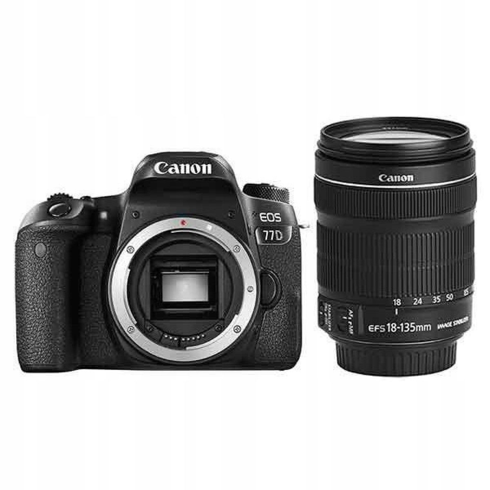 Фотоаппарат Canon 77D kit 18-135mm STM купить на OZON по низкой цене ...