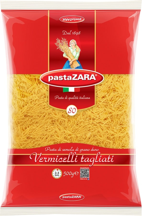 Макароны PASTA ZARA Tagliati №80, 500г купить на OZON по низкой цене ...