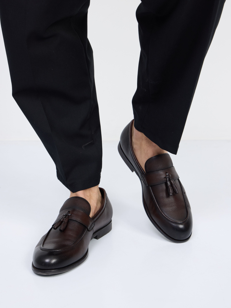 Туфли Мужской Valensio Varda Натуральная кожа, размер 44 Стандартный низкий (до 4 см) 7 лодочки ...