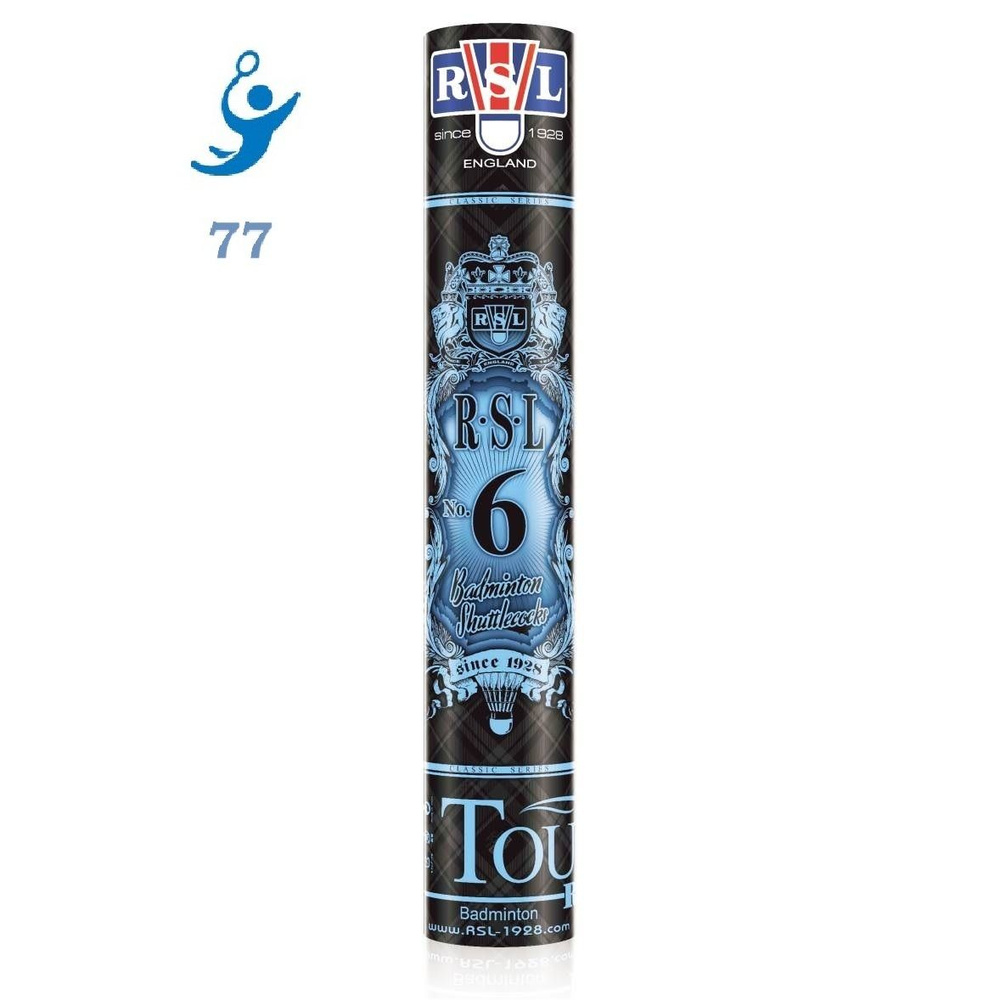 Воланы для бадминтона перьевые RSL #6 (77) купить на OZON по низкой ...