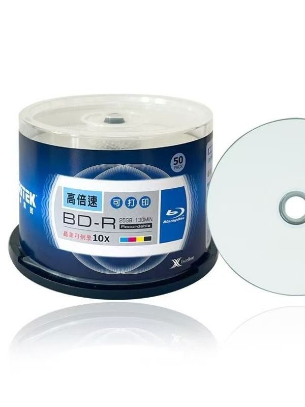 Диск для записи BD-R, 25 ГБ, 50 шт купить на OZON по низкой цене ...