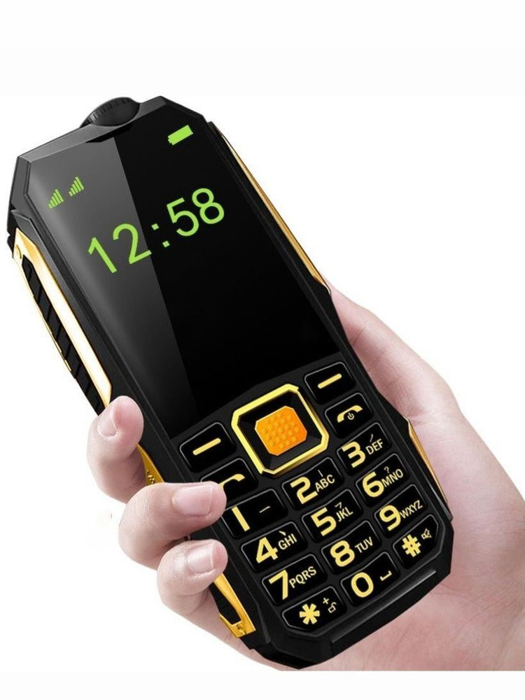 Телефон кнопочный мобильный для пожилых . Противоударный сотовый с ...