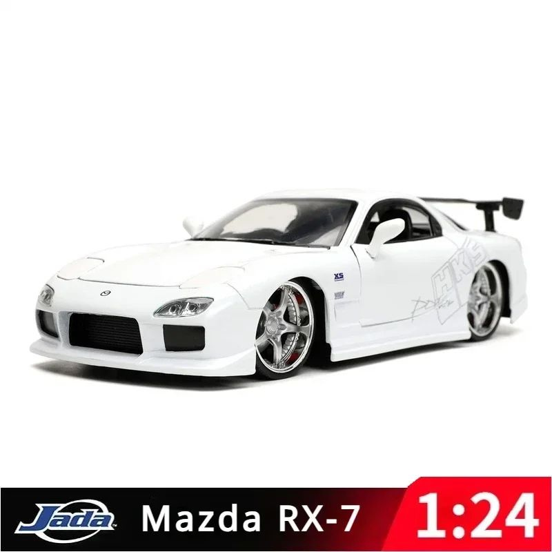Jada 1:24 1993 Mazda RX-7 RX7 High Simulation Diecast Car, коллекции ...