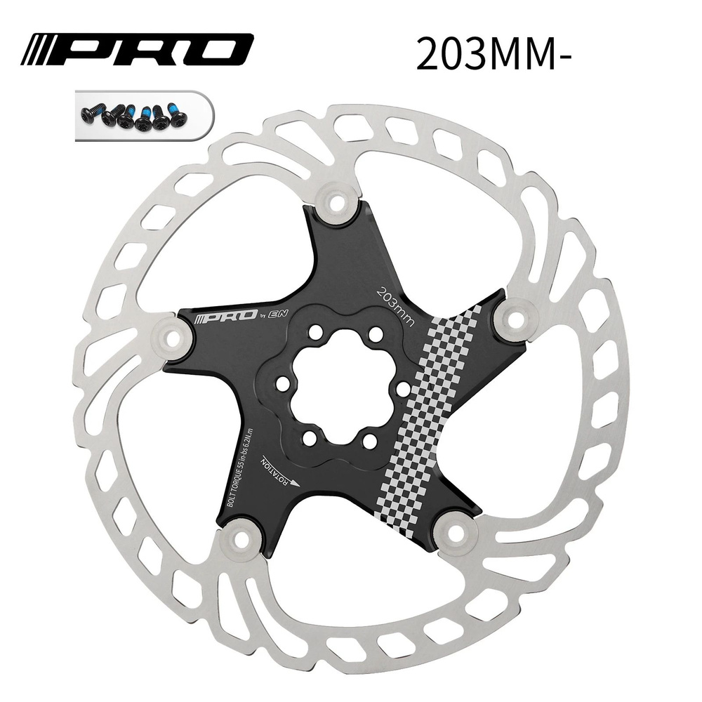 Велосипед IIIPRO 140 160 180 203 мм, ротор дискового тормоза, плавающий, с утолщенным анодом ...