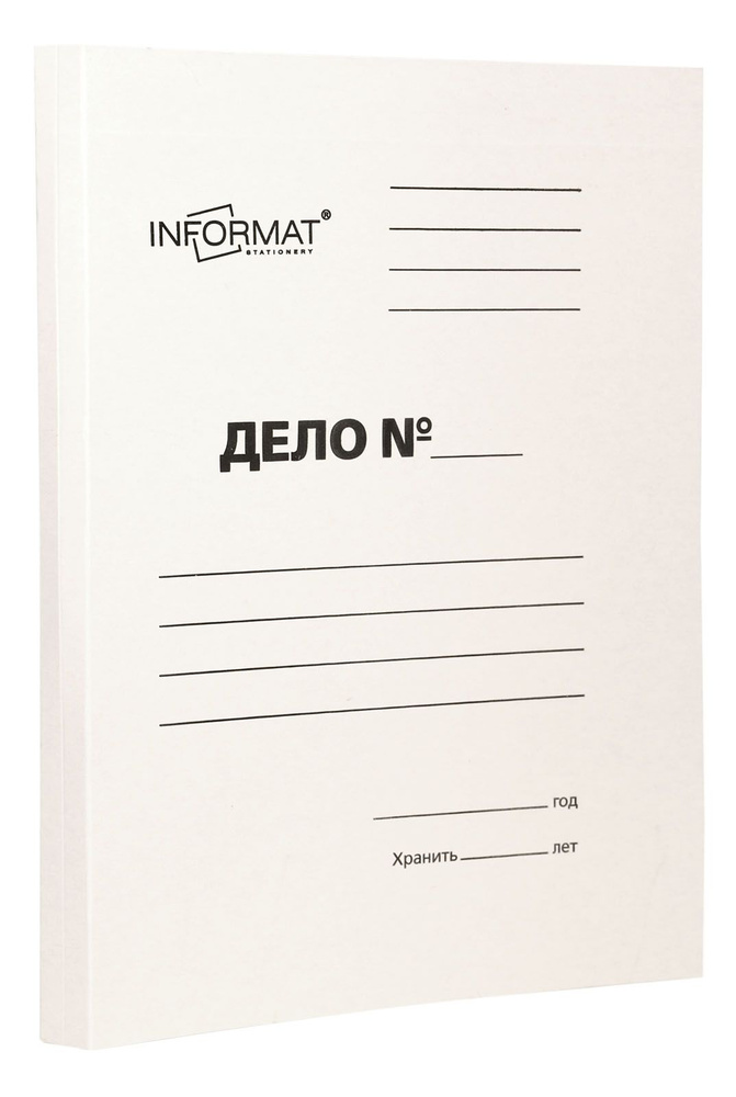 INFORMAT Дело A4 Папка-обложка, без скоросшивателя, белая купить на ...