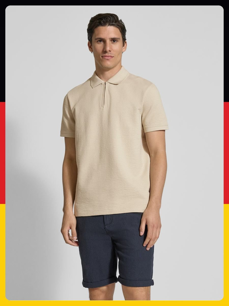 Поло Мужской McNeal бежевый, размер 54 Хлопок, Эластан Повседневный Не указана купить c ...