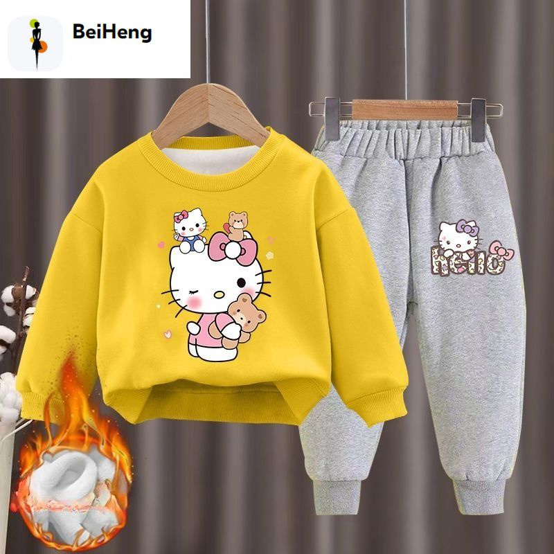 Комплект одежды Девочки желтый матовый, размер 100 Политекс Китай На ...