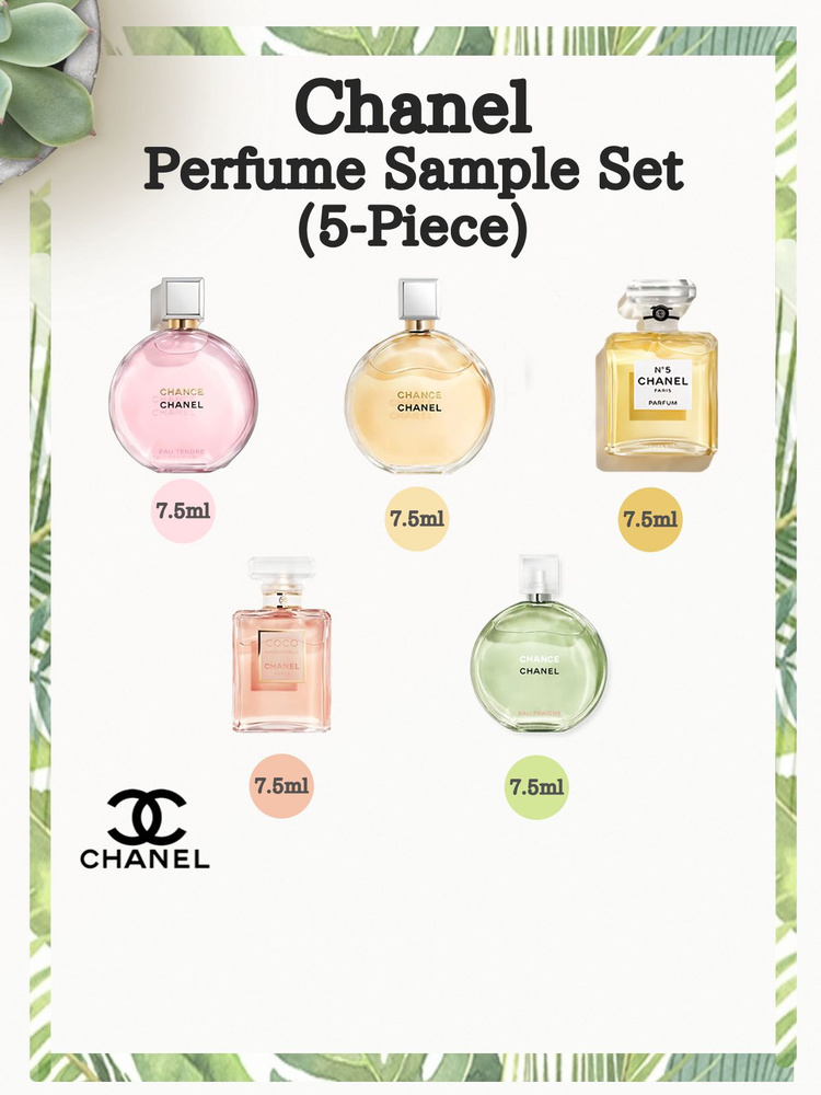 Chanel Perfume Sample Set Пробный Набор(5 - Piece) купить на OZON по ...