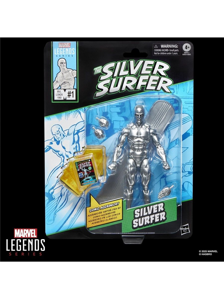 фигурки Hasbro Marvel Legends Series Action Figures Silver Surfer-16cm ...