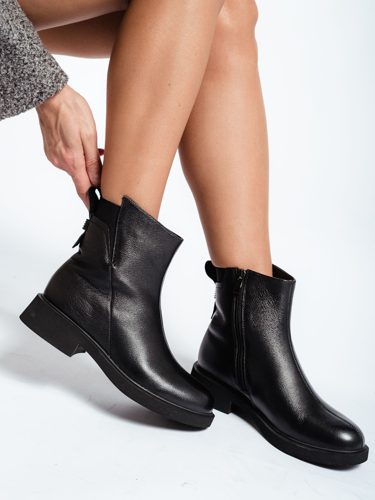 Ботинки Женский PINkote черный, размер 40 Зима 7 Молния купить c доставкой на OZON по низкой ...