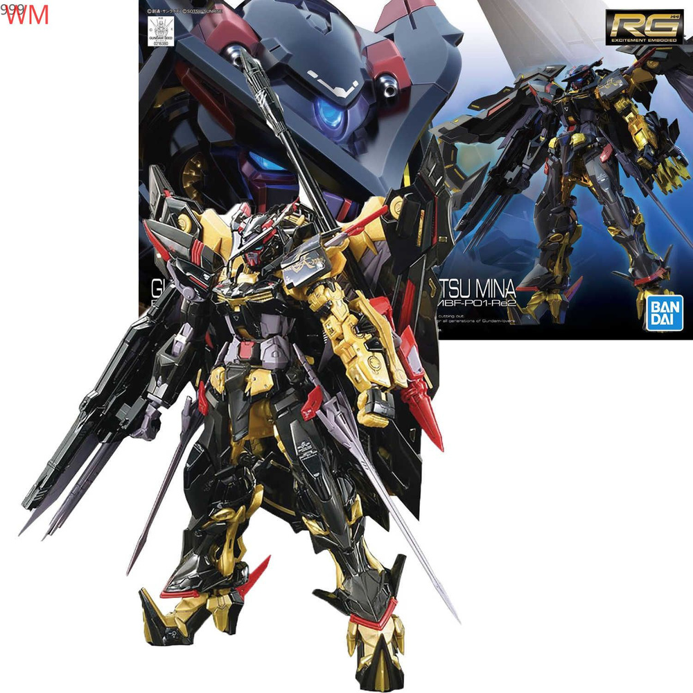 Модельный комплект Bandai Hobby RG #24 Gundam Astray Gold Frame Amatsu ...
