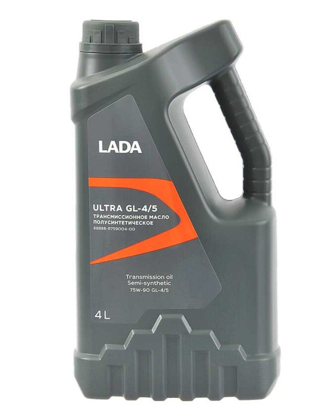 Масло трансмиссионное Lada Ultra 75W-90 МКПП полусинтетическое 4 л ...