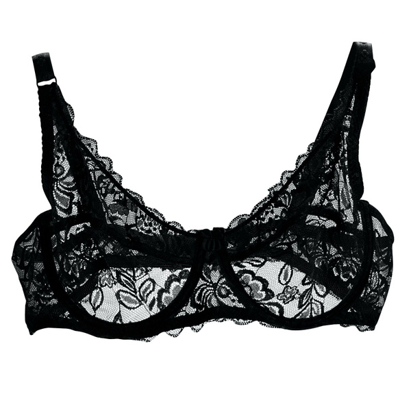 Бюстгальтер Женский Agiferg бюстье, бралетт, размер 90B черный Полиэфир, Спандекс Повседневный ...