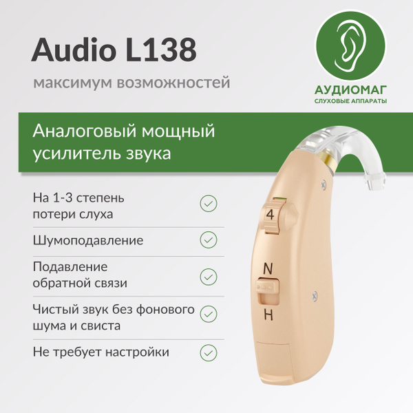 Слуховой аппарат для пожилого человека, усилитель звука для ...