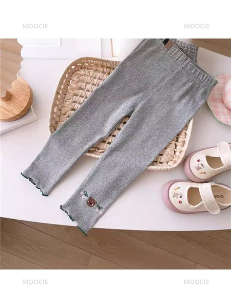 Легинсы для малышей Девочки MOOCIE, размер 80 серый Софт Средняя Китай купить c доставкой на ...
