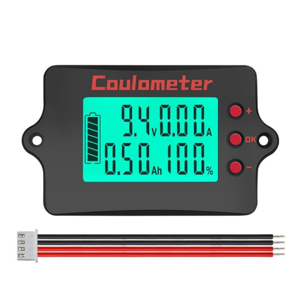 Coulometer цифровой вольтметр Ammeter Actating емкость Индикатор ...