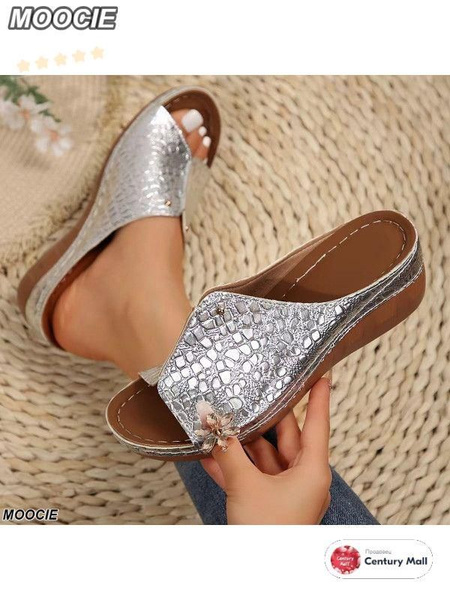 Сабо Женский MOOCIE, размер 40 Толстая подошва Танкетка купить c доставкой на OZON по низкой ...