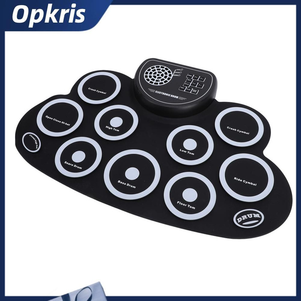 9 Pads Electronic Drum Set, Портативный, Удобный, для детей и ...
