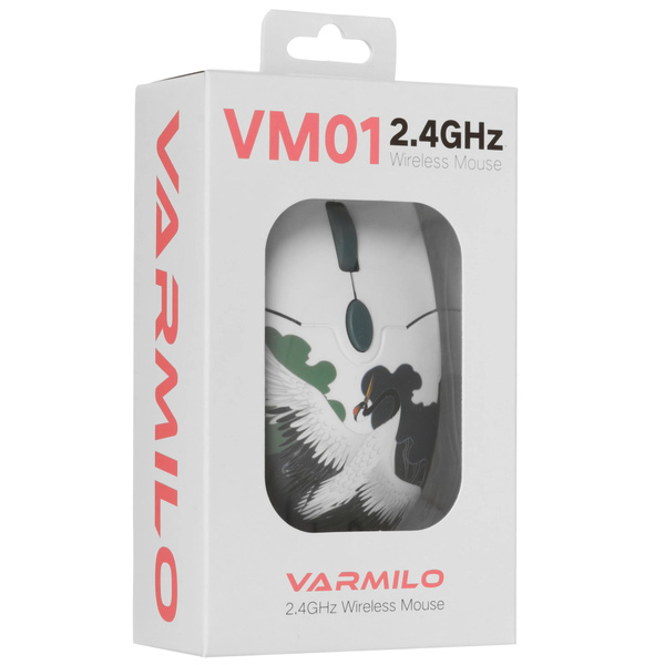 Мышь беспроводная Varmilo беспроводная Crane (VM01-V2-02), 2400 dpi ...