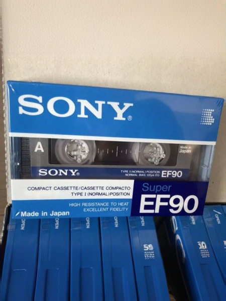 Аудиокассета Sony super EF 90 1986г (1 шт) купить на OZON по низкой ...