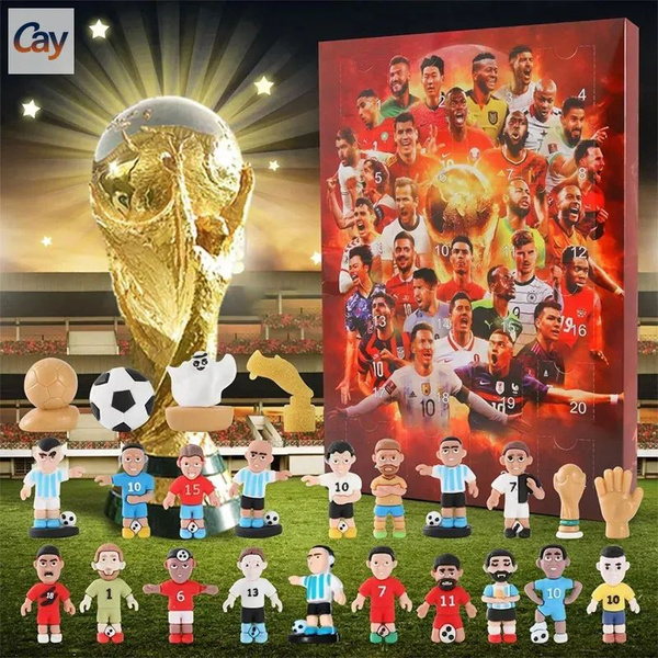 Футбольный адвент-календарь на 2025 год, 24 дня, рождественский ...