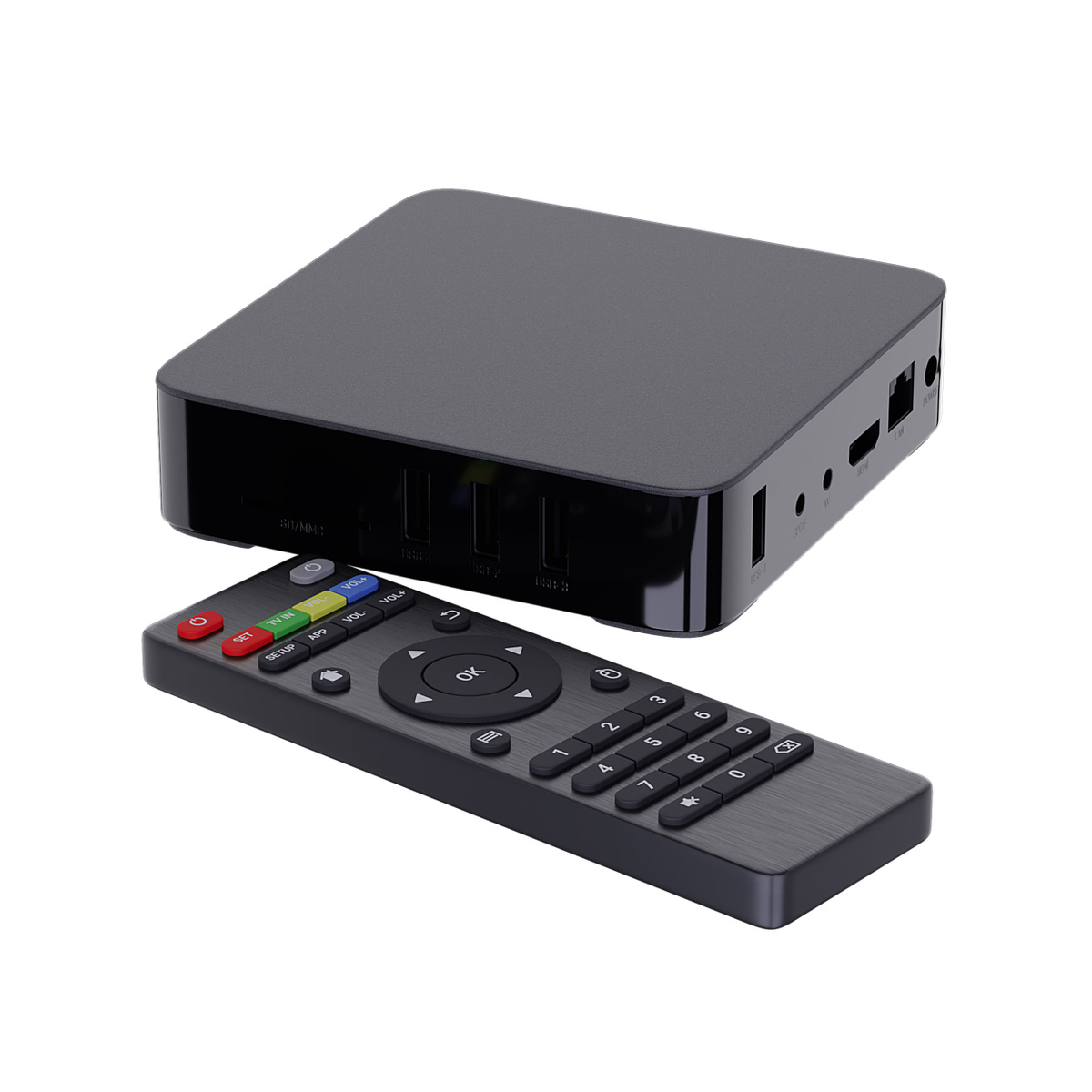 Медиаплеер Optex PRISTAVKA, USB, HDMI, пурпурный, прозрачный, Android ...