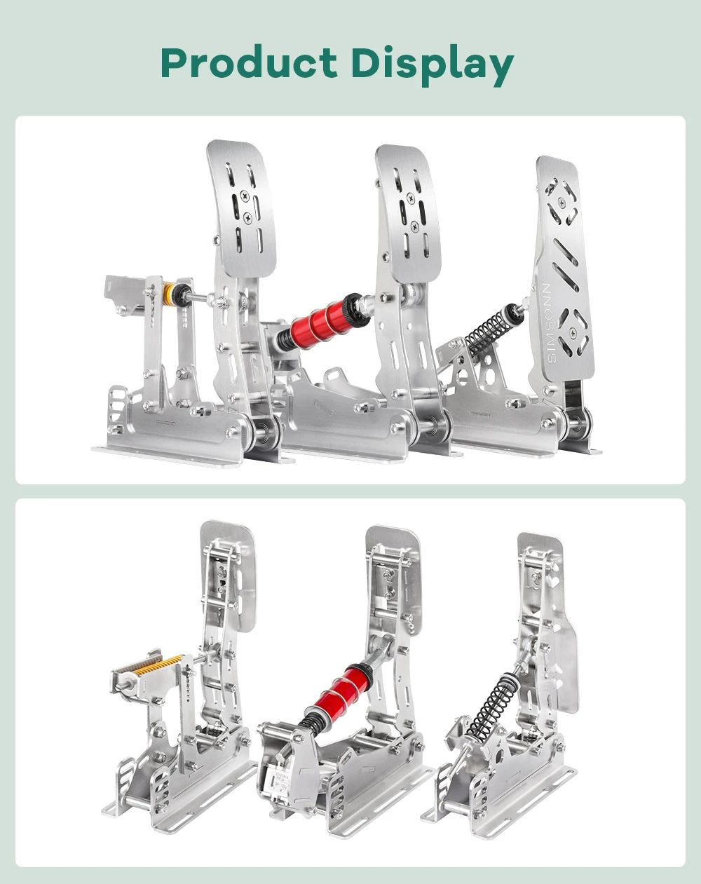 SIMSONN NEW SPRO-P3 Pedal Sim Racing Pedal для ПК Гоночный симулятор ...