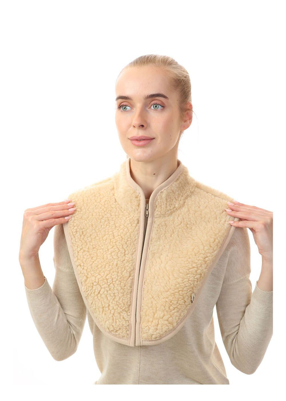 Манишка снуд ALLWOOL Манишка-воротник, Манишка шерстяная, Воротник меховой купить на OZON по ...