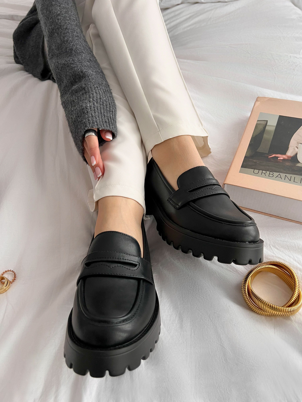 Лоферы Женский JOYCITY белый, размер 37 Без каблука На любой сезон F Без застёжки Россия Пряжки ...