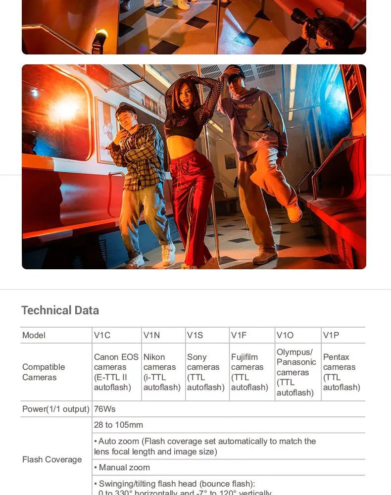 Вспышка Godox V1-C для Canon купить на OZON по низкой цене (3013546699)