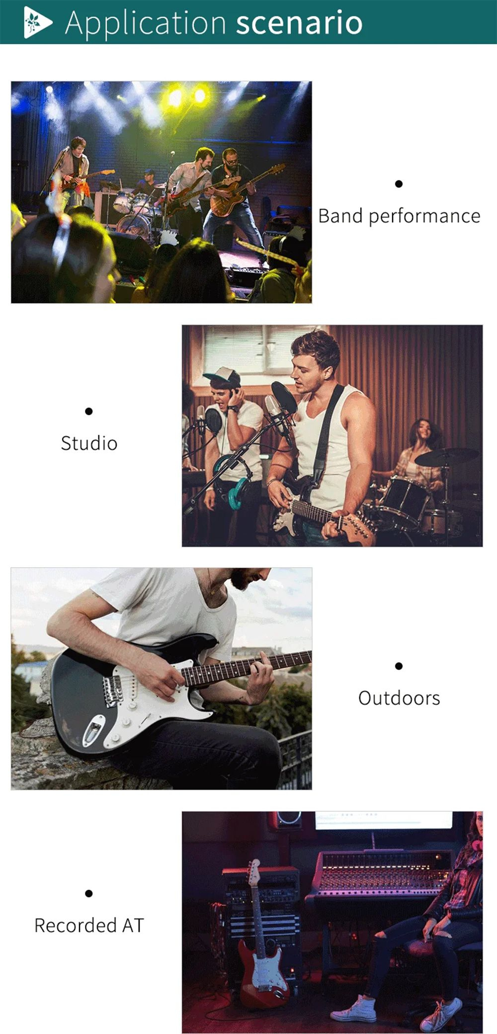 Гитарная педаль M-vave Yuimer Tank-G с несколькими эффектами 36 ...