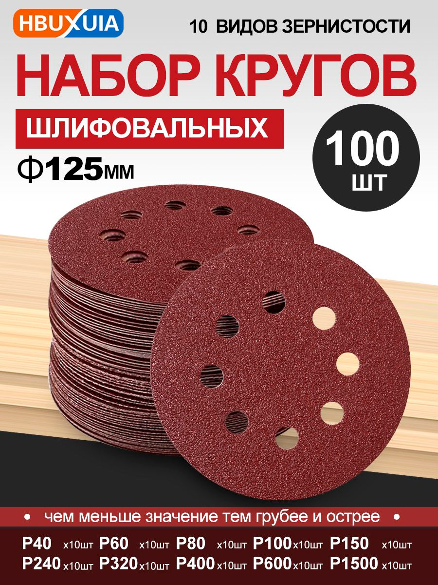 Круг шлифовальный 125 x 1 x M14; P100, P150, P1500 купить на OZON по ...