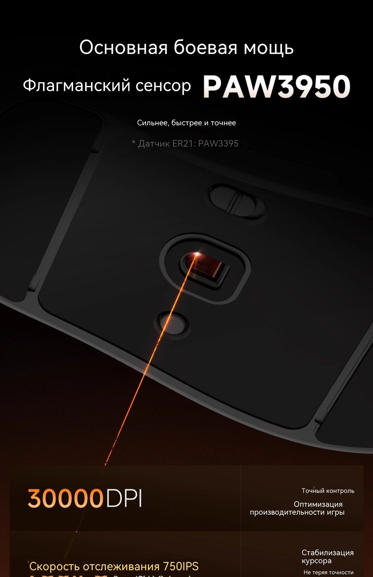 Игровая мышь беспроводная RAWM беспроводная 478626292-5777 , белый,478626292-5777 купить c ...