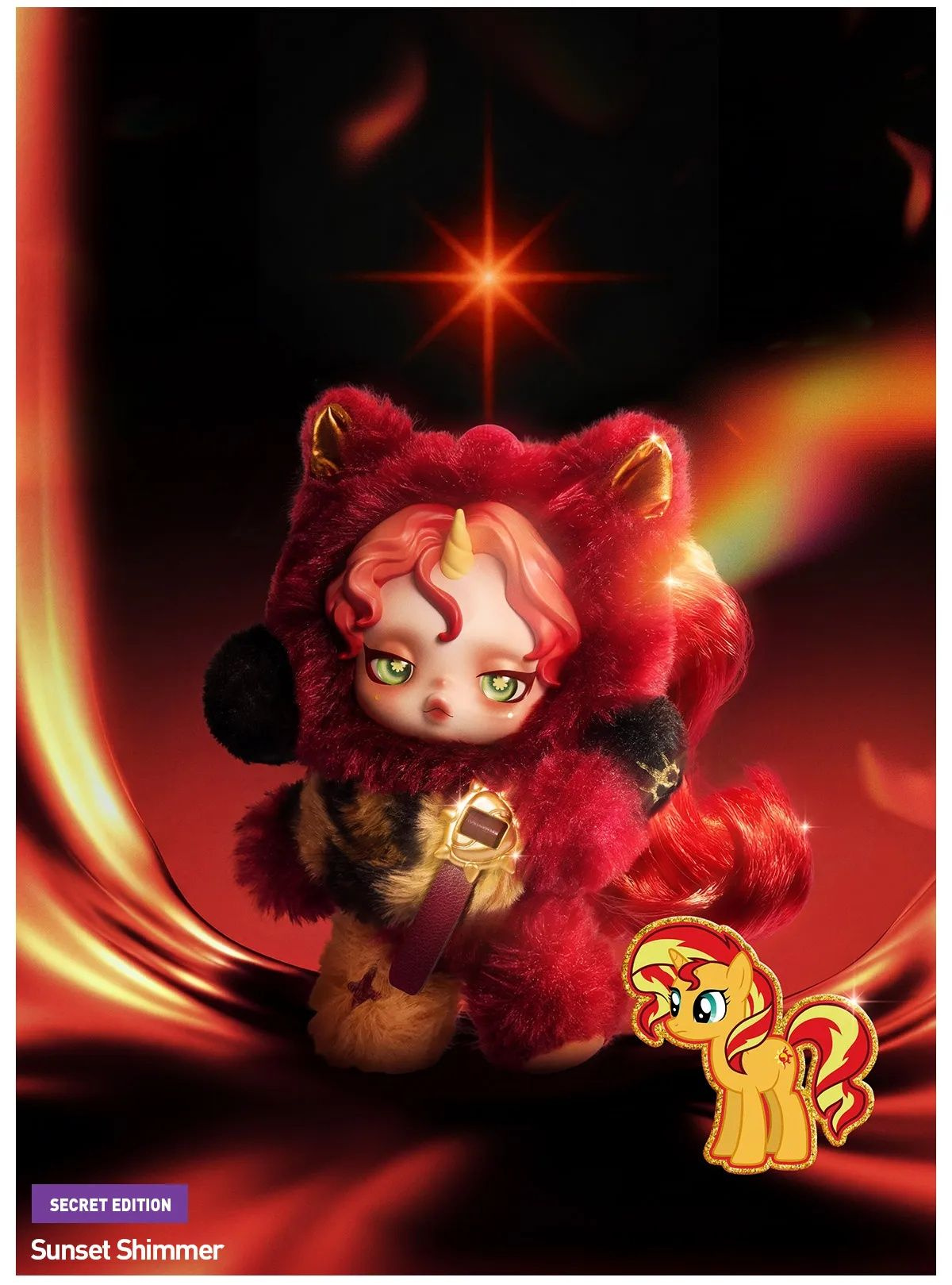 Коллекционная фигурка Слепая коробка POP MART SKULLPANDA My Little Pony ...