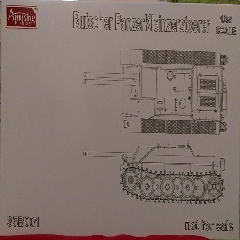 Amusing Hobby 1/35 35B001 German WWII Проектный танк Транспортное ...